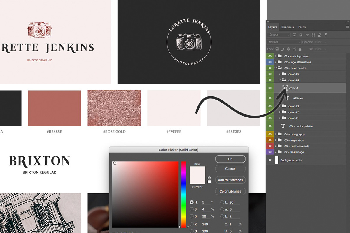 Visual Identity Template for Logo Designers