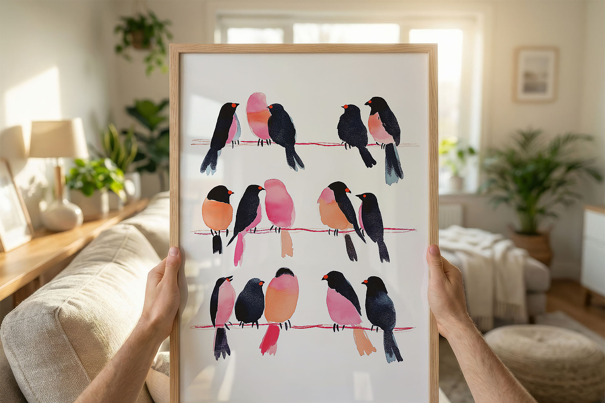 ISO Poster Frame Mockup, a Mockup by DesignRocket