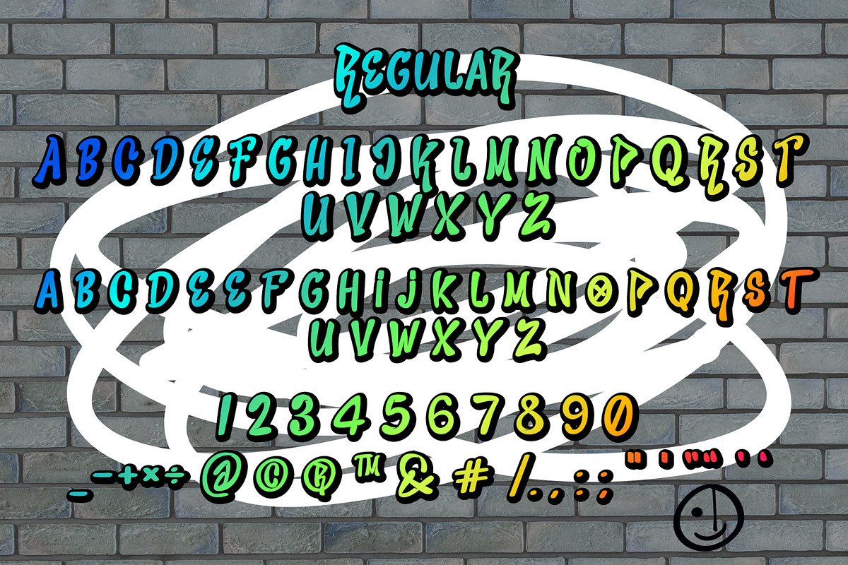 Slime, a Handwritten Font by BBtypeStudios