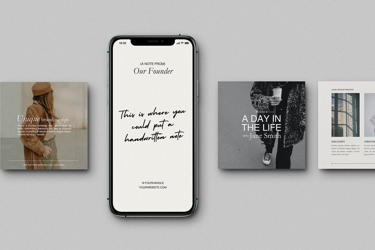 Aesthetic Social Media Templates