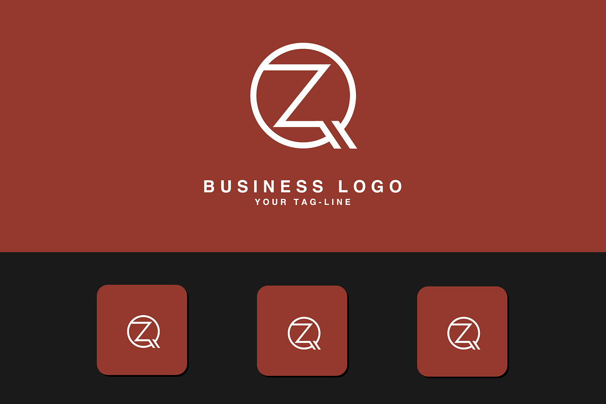 ZQ, QZ Abstract Logo design, a Branding & Logo Template by art_creater