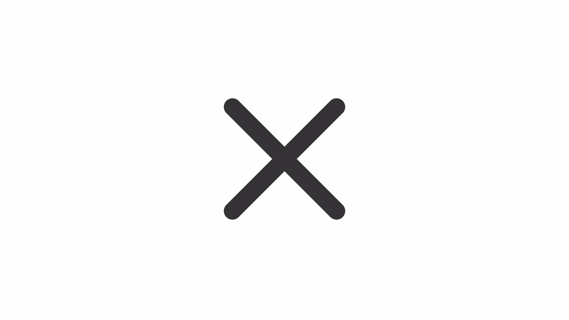 Animated cross linear ui icon, an Outline Icon by bsd studio