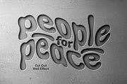 Debossed Concrete Text & Logo Mockup, a Mockup by Design Squad