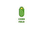 Corn Field Logo, a Branding & Logo Template by Last Spark