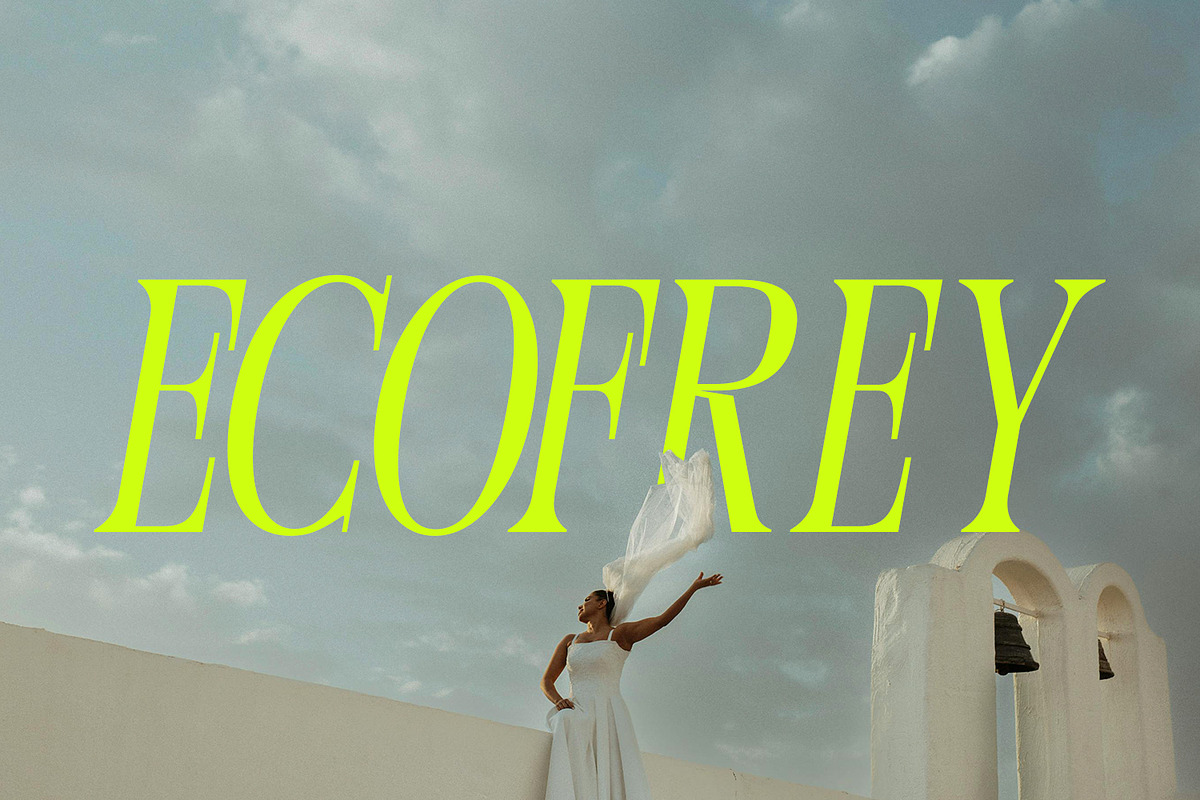 Ecofrey Serif Typeface, a Serif Font by Foxtype
