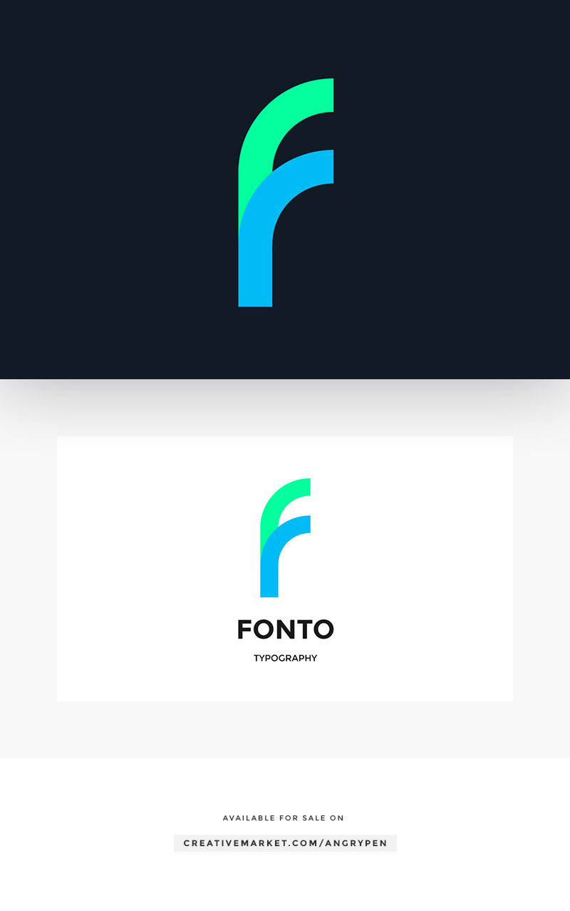 Font Logo, a Branding & Logo Template by BitByChip