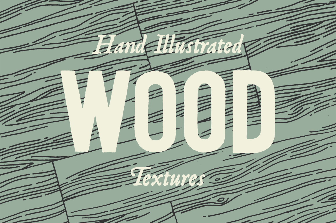 3 Wood Line Patterns - By hand, a Texture Graphic by GhostlyPixels