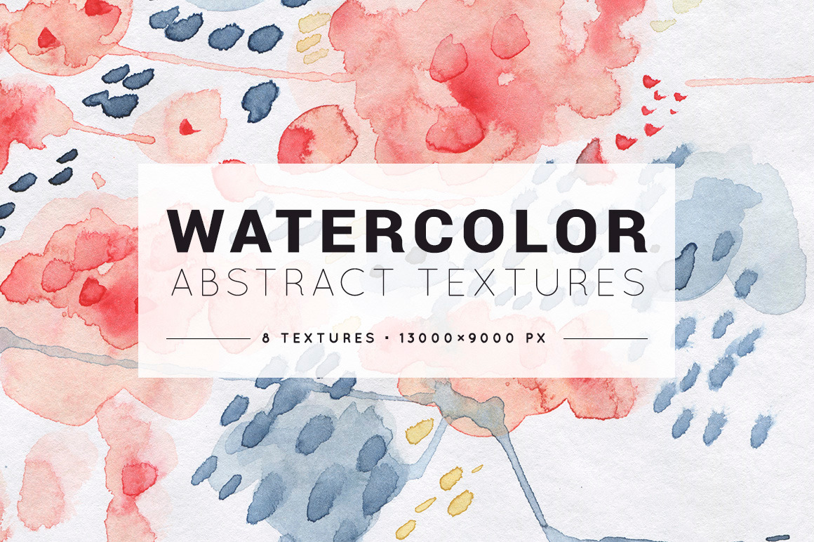 Abstract colorful watercolor texture, a Texture Graphic by likorbut