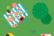 Summer feel design vector | People Illustrations ~ Creative Market