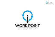 Work Point Logo Template, a Branding & Logo Template by Geelator Studio