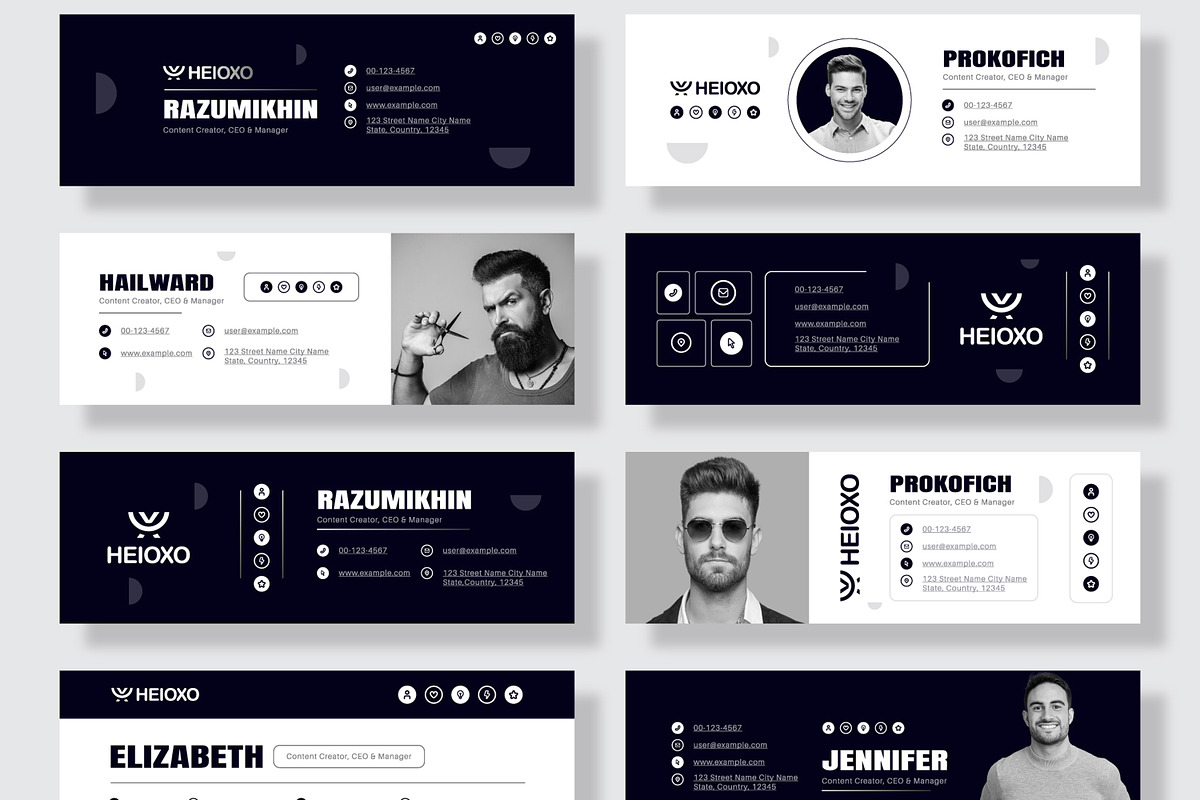 Email Signature UI UX Design