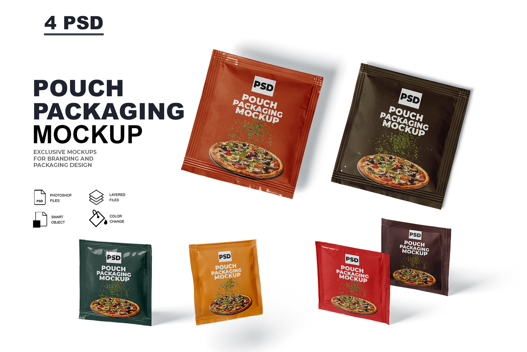 Pouch Packaging Mockup