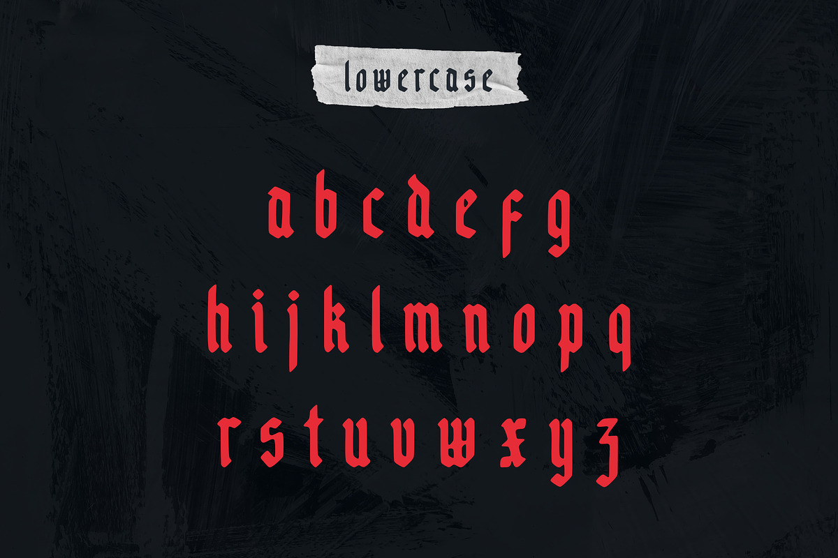 Eksellena - Blackletter Display, a Blackletter Font by Typehand Studio