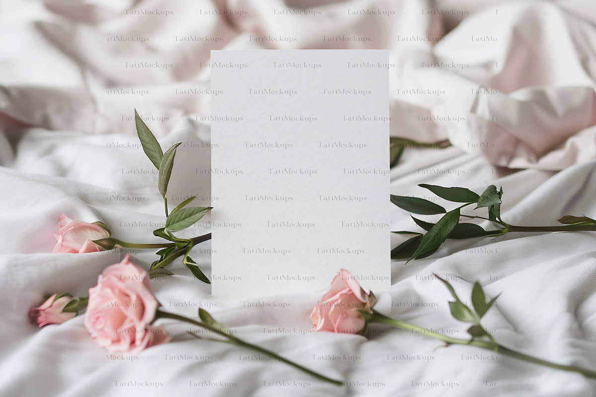 Wedding Invitation Mockup Bundle, a Product Mockup by TatiMockup