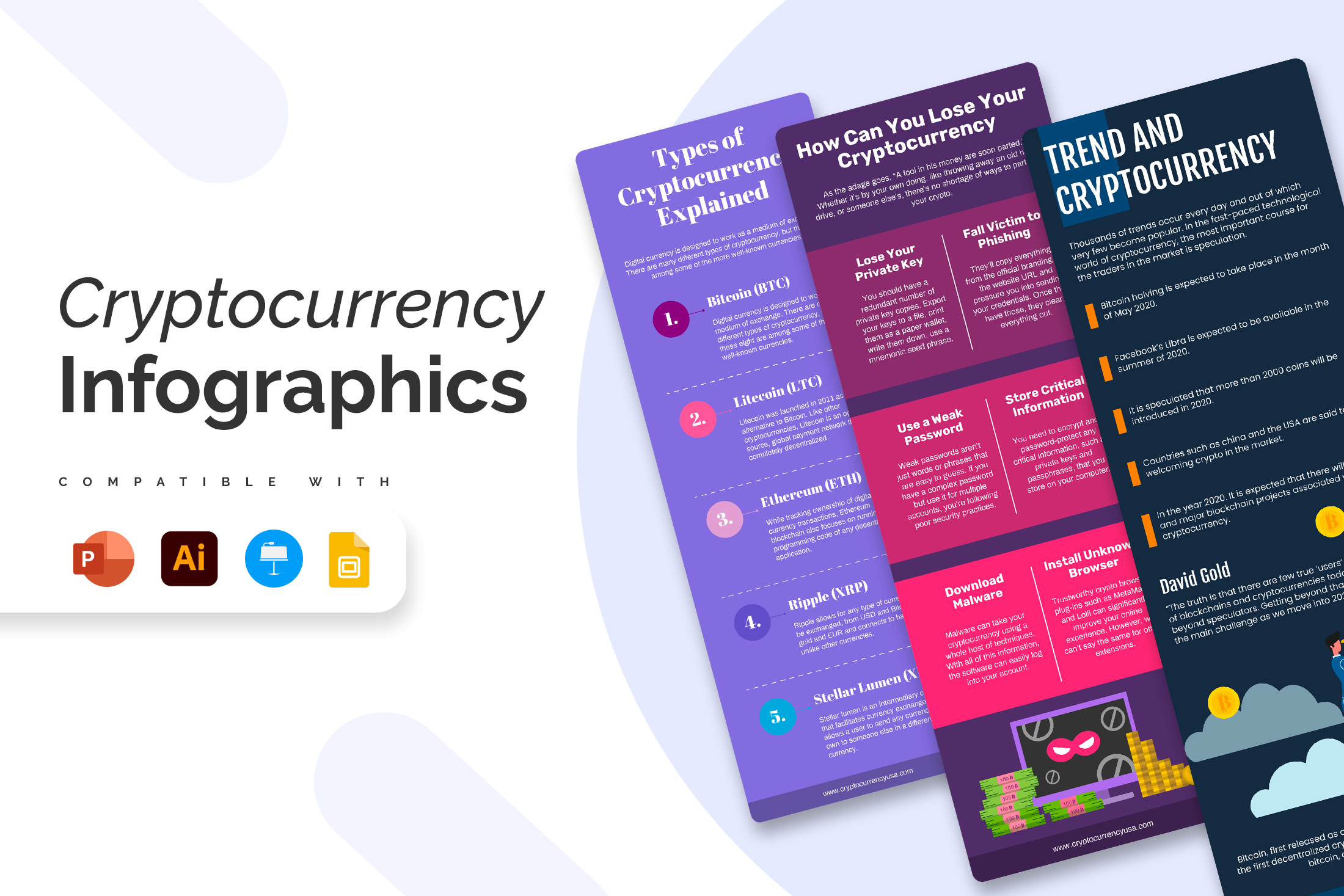 Cryptocurrency Infographics Template | Presentation Templates ...