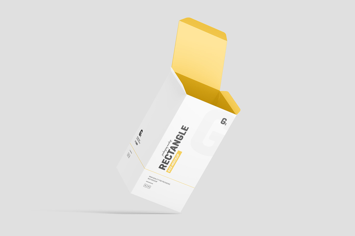 Rectangle Box Packaging Mockup, a Packaging Mockup by Toasin Studio