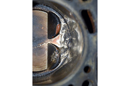 Forged car for a hundred. Car repair. Car view from below, an ...