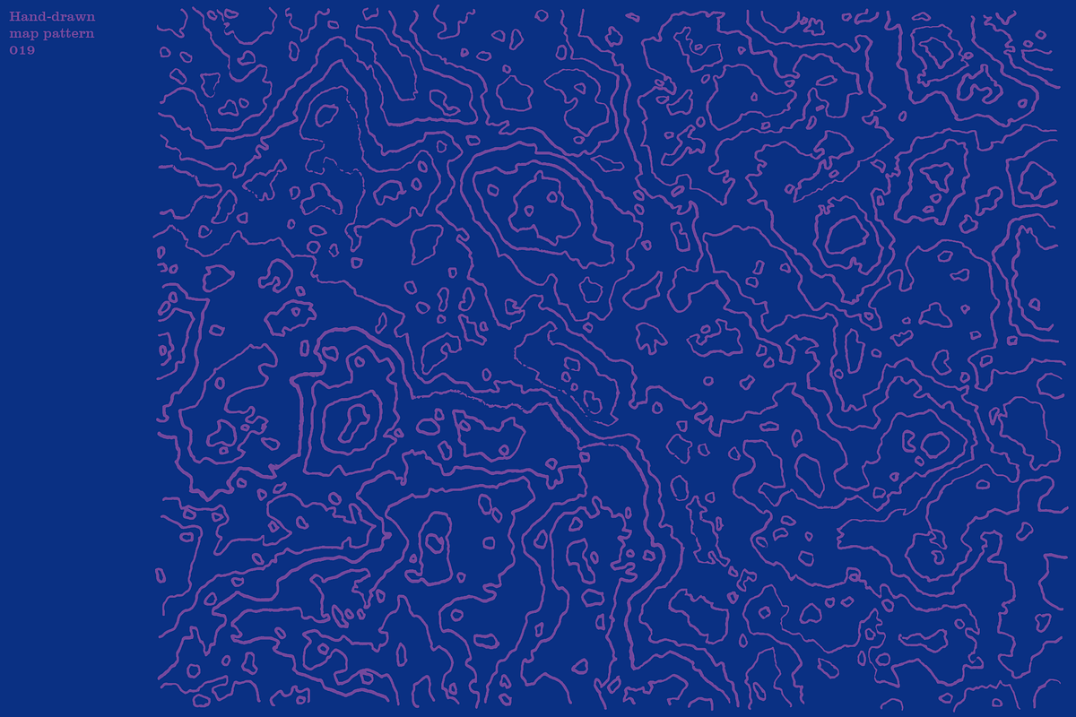 The Shop | Hand-drawn vector map patterns