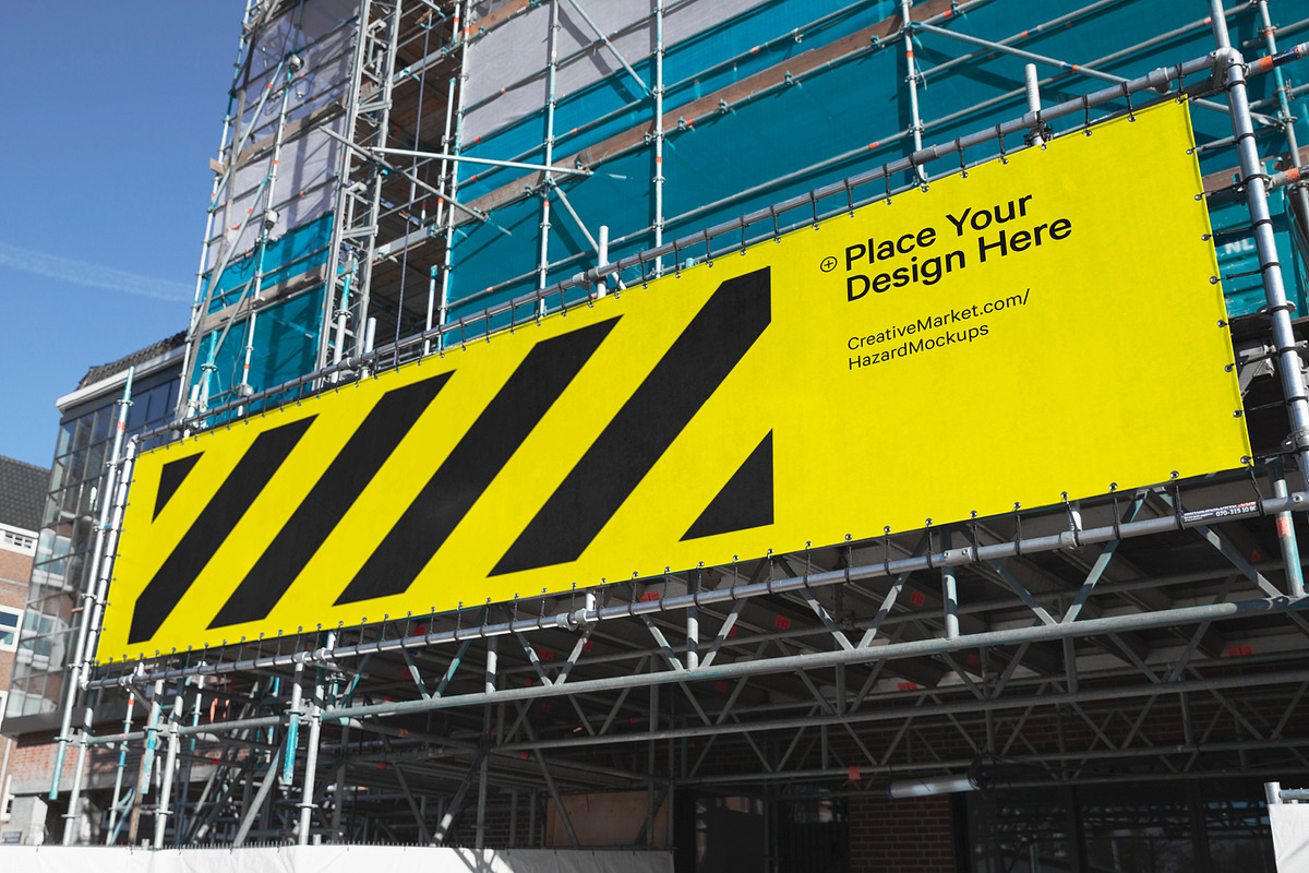 7x Construction Mockup Bundle Vol.1, an Advertising Mockup by HAZARD ...