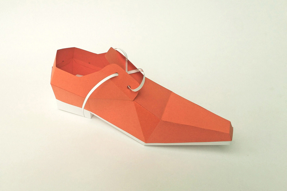 DIY Square Toe Shoe - 3d papercraft, a Templates & Theme by PAPER amaze