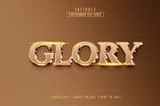 Glory 3D Editable Text Effect style, an Action Add-On by Md Jahidul99