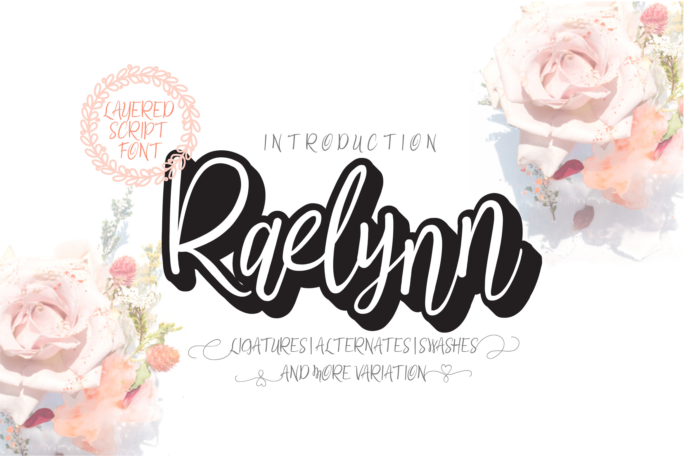 Raelynn Regular | script layer, a Handwritten Font by Barkah