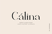 Calina serif classy font, a Serif Font by suhadidesign