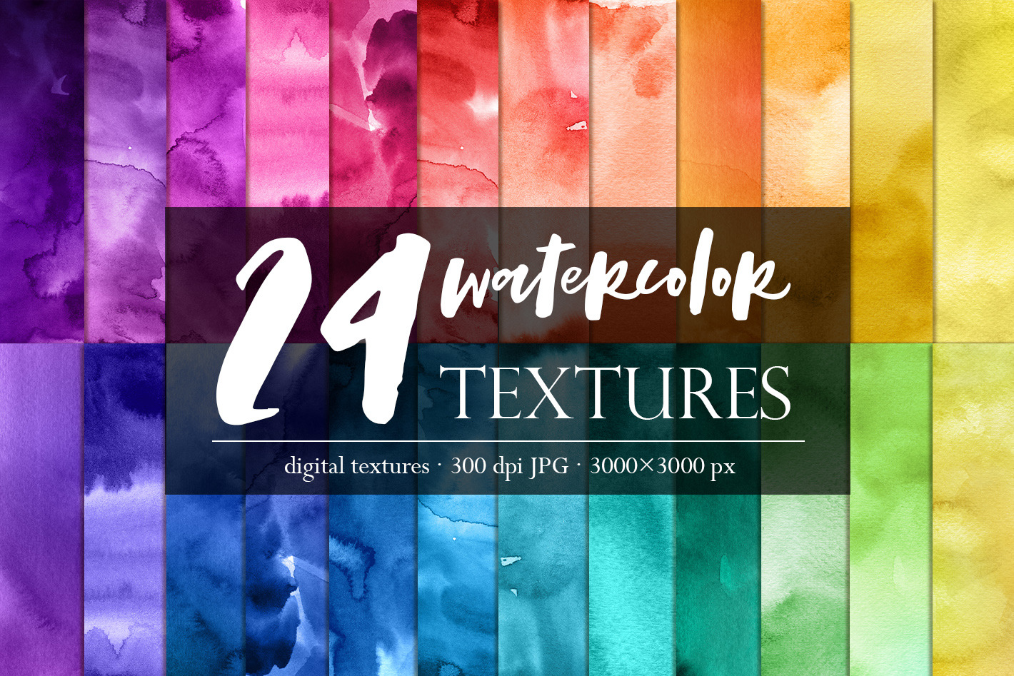 Watercolor texture pack, a Texture Graphic by PixelJungle