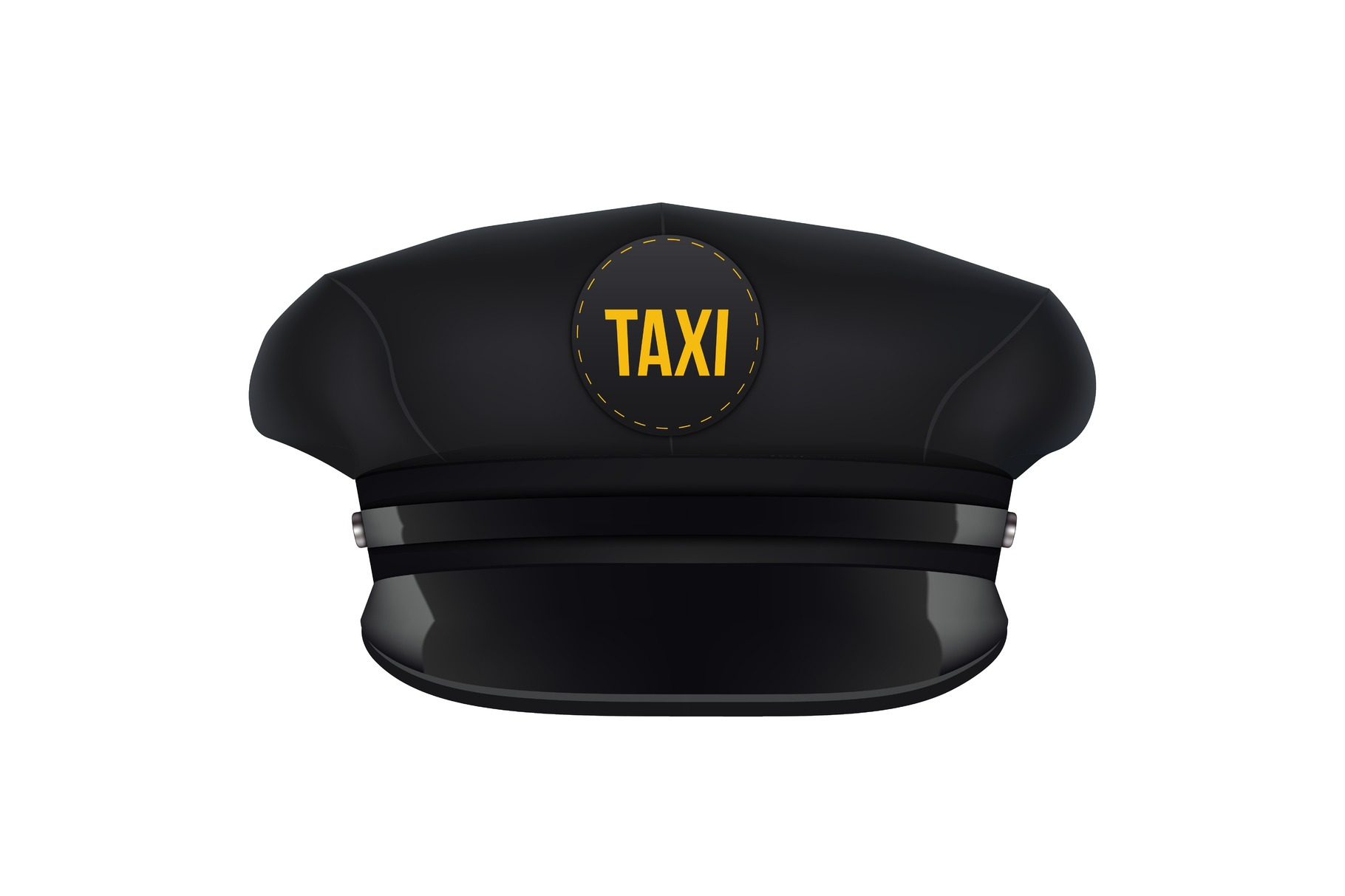 Taxi driver cap with visor., an Object Illustration by HAPPY VECTOR