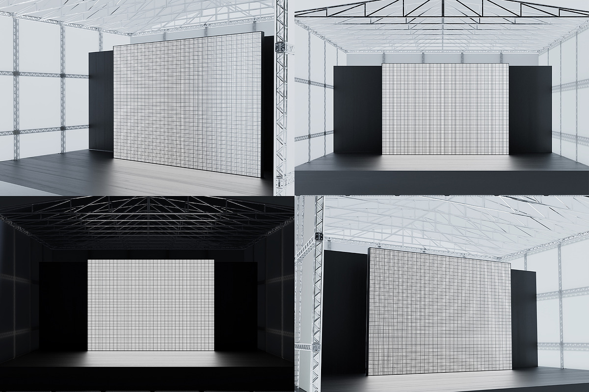 Stage Led Screen Mockup, an Advertising Mockup by Momogi