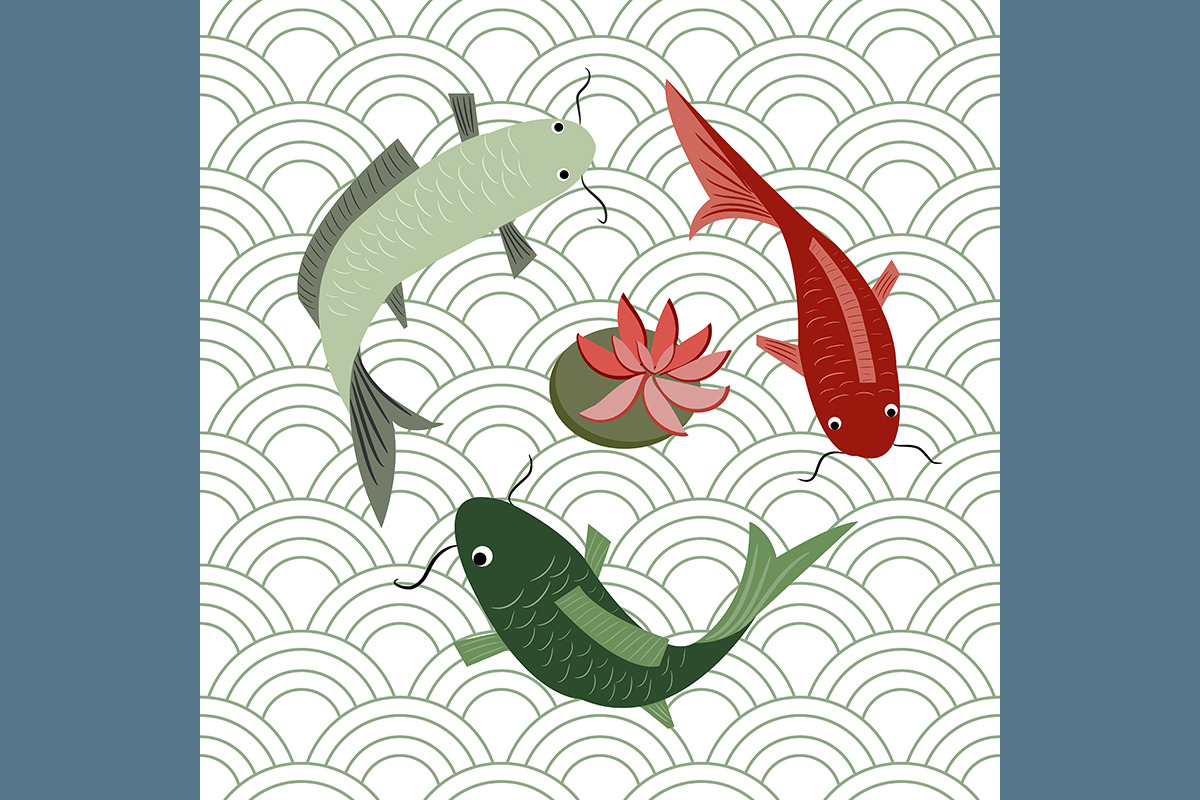 №112 Japanese motif pattern, a Pattern Graphic by Rasveta