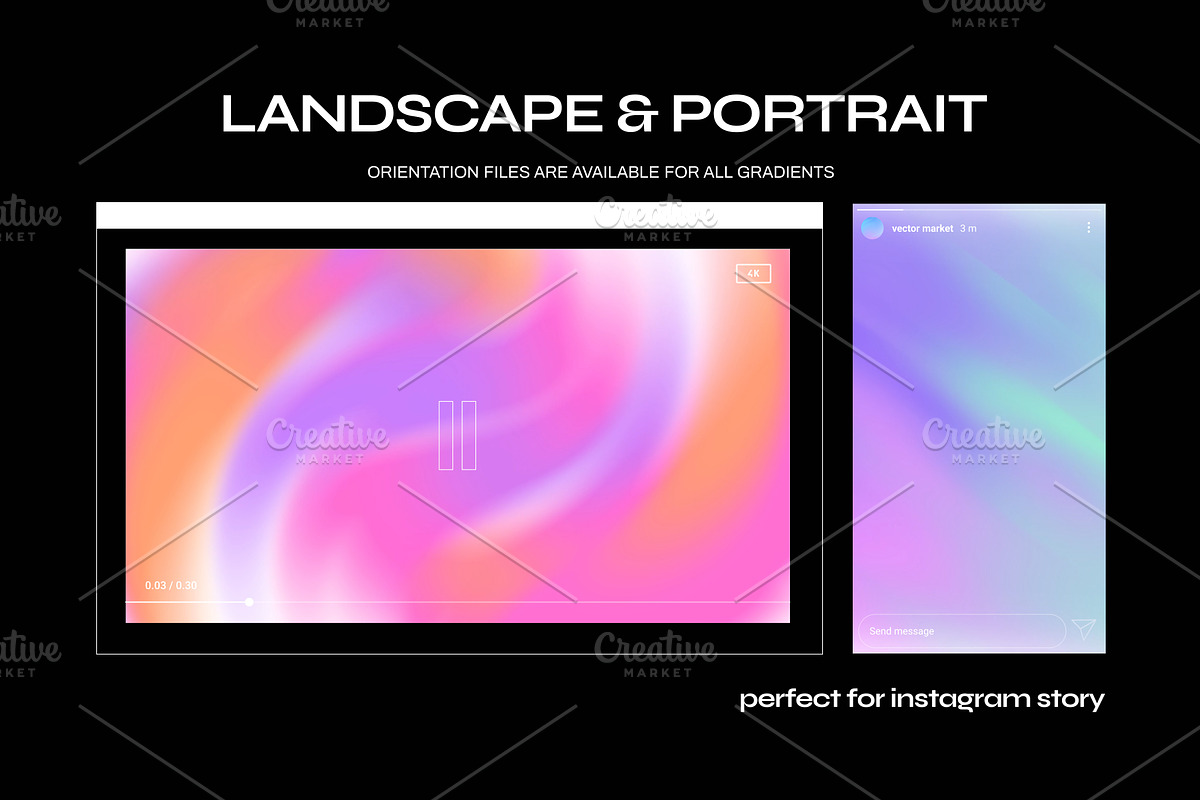 Animated Gradient Backgrounds | Creative Market