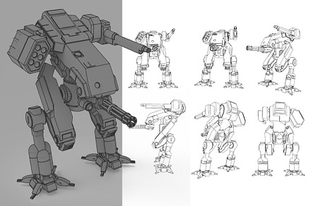 Hi Mech | Technology Illustrations ~ Creative Market