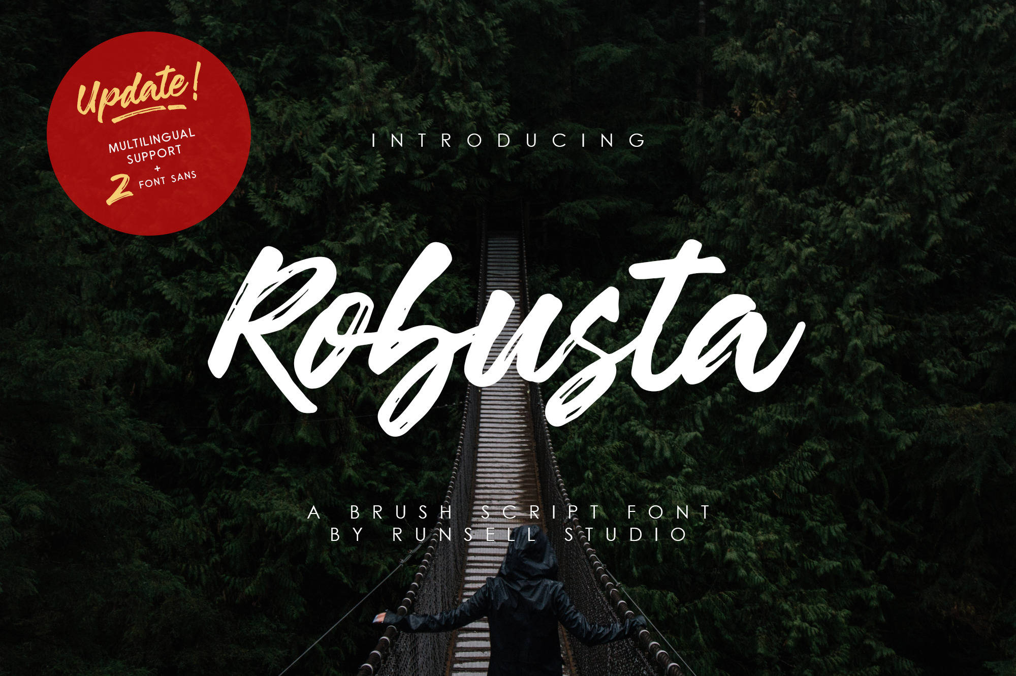 Robusta Script & Sans (UPDATED), a Script Font by Runsell Studio