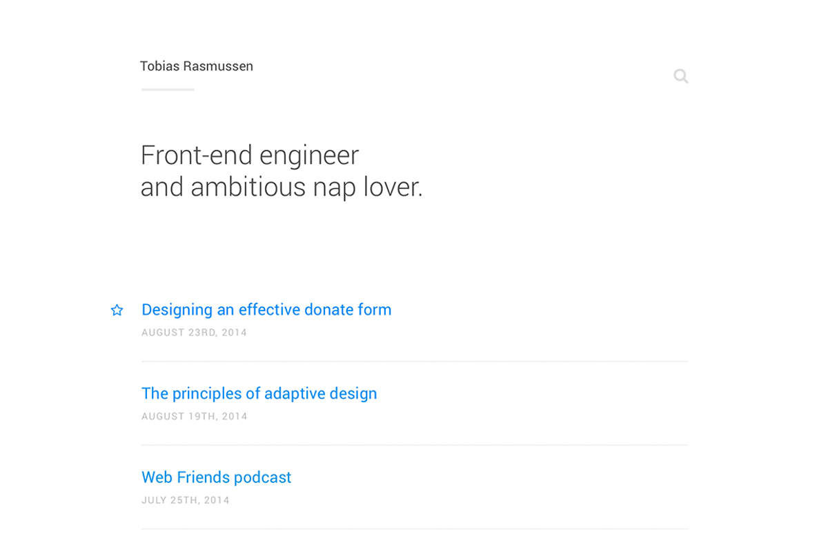 Thoughts WordPress theme, a WordPress Template by Pixel Revel
