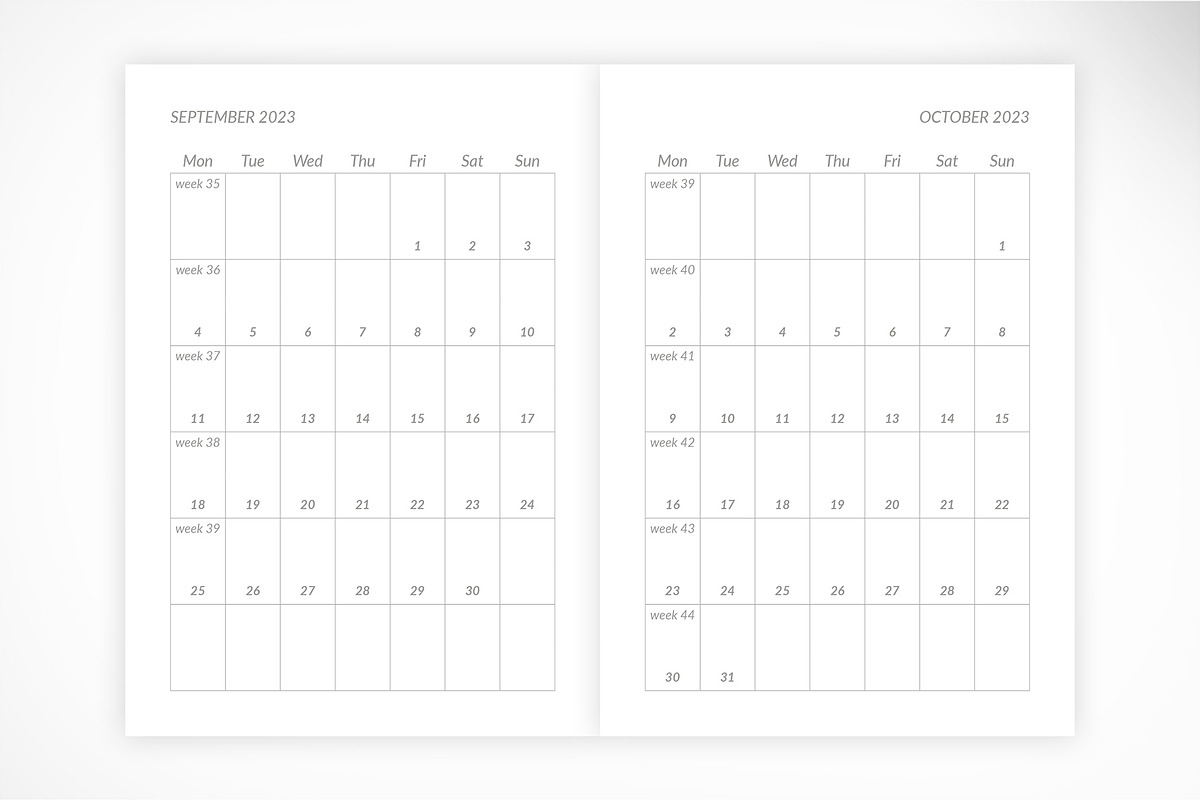 2023 Daily Planner Notebook