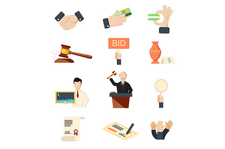 Auction and bidding banner, a Graphic by OnBlast