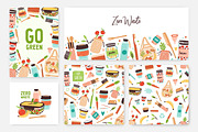 Zero waste background and patterns, a Decorative Illustration by Good ...