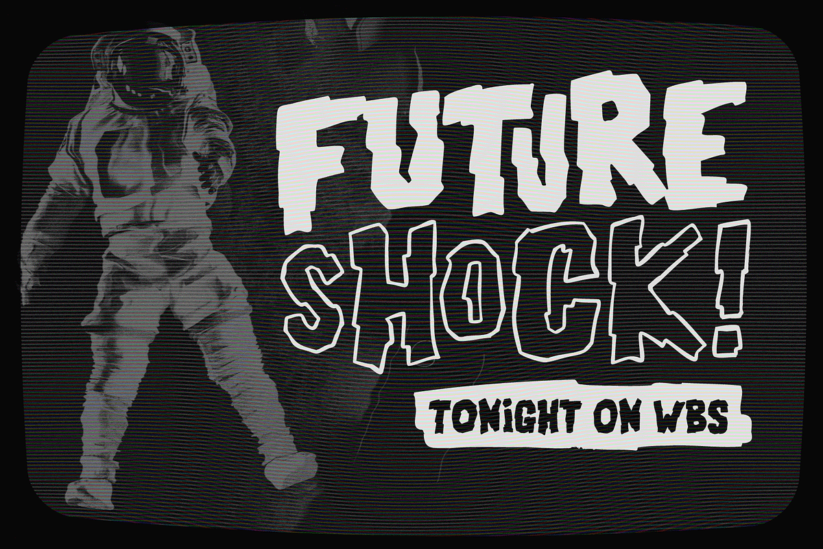 Space Rocks! A Retro Sci-Fi Font