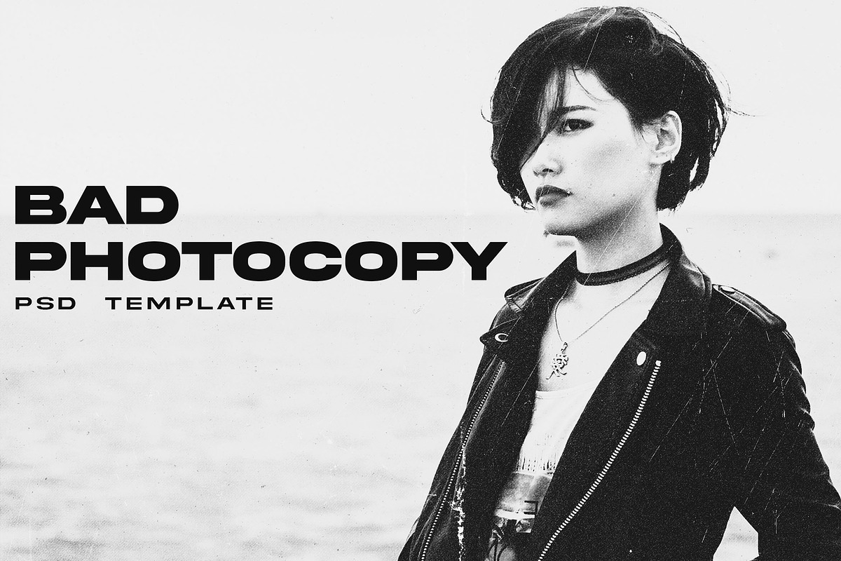 Bad Photocopy Template, an Action Add-On by Creative Supplies Co.