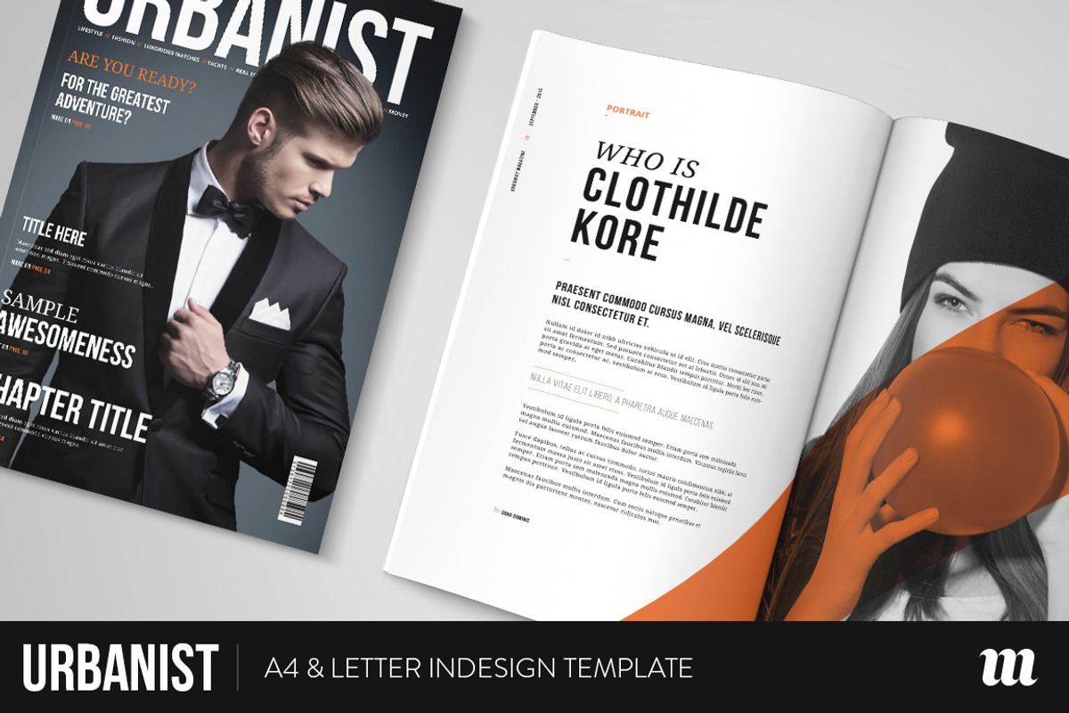 Urbanist Magazine InDesign Template, a Magazine Template by Mate Toth