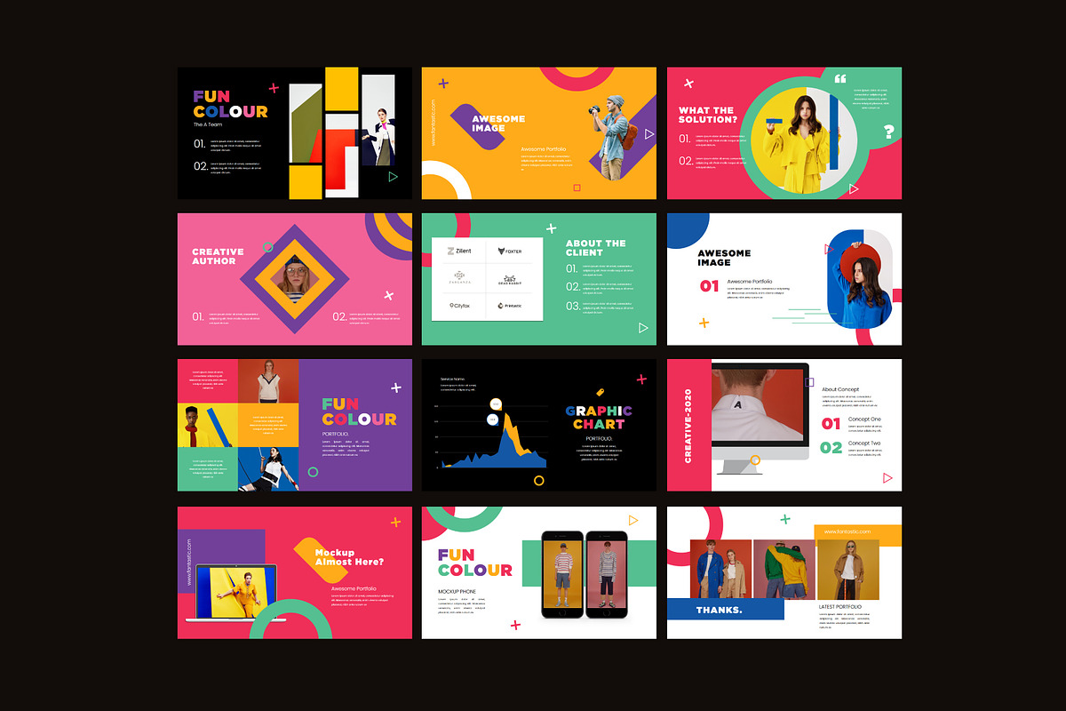 Funtastic Powerpoint Template, a Presentation Template by Rocket Template