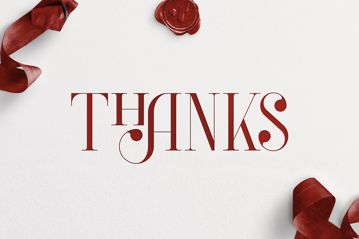 Redmark - elegant serif font