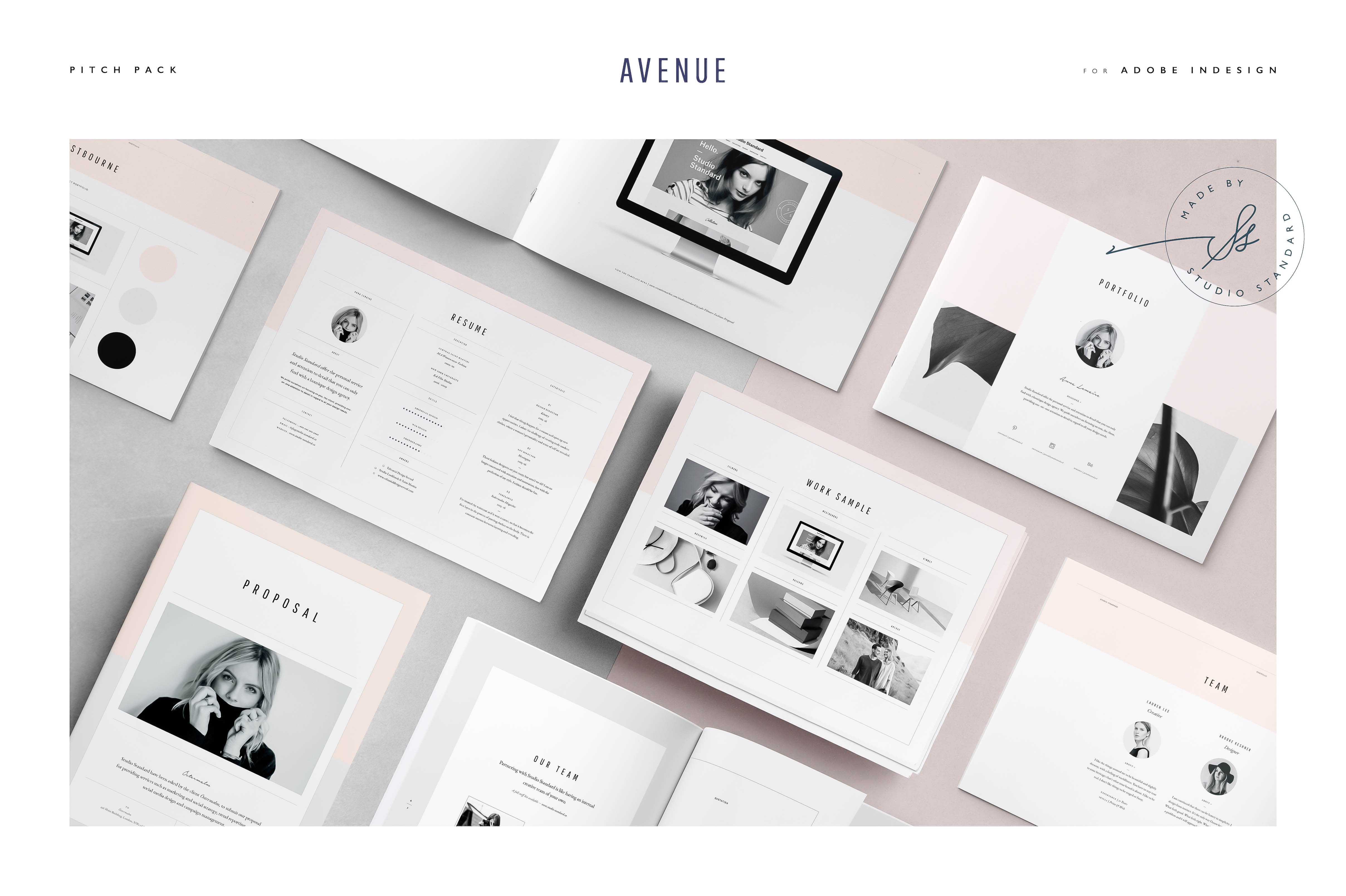 Avenue Pitch Pack, a Brochure Template by Studio Standard