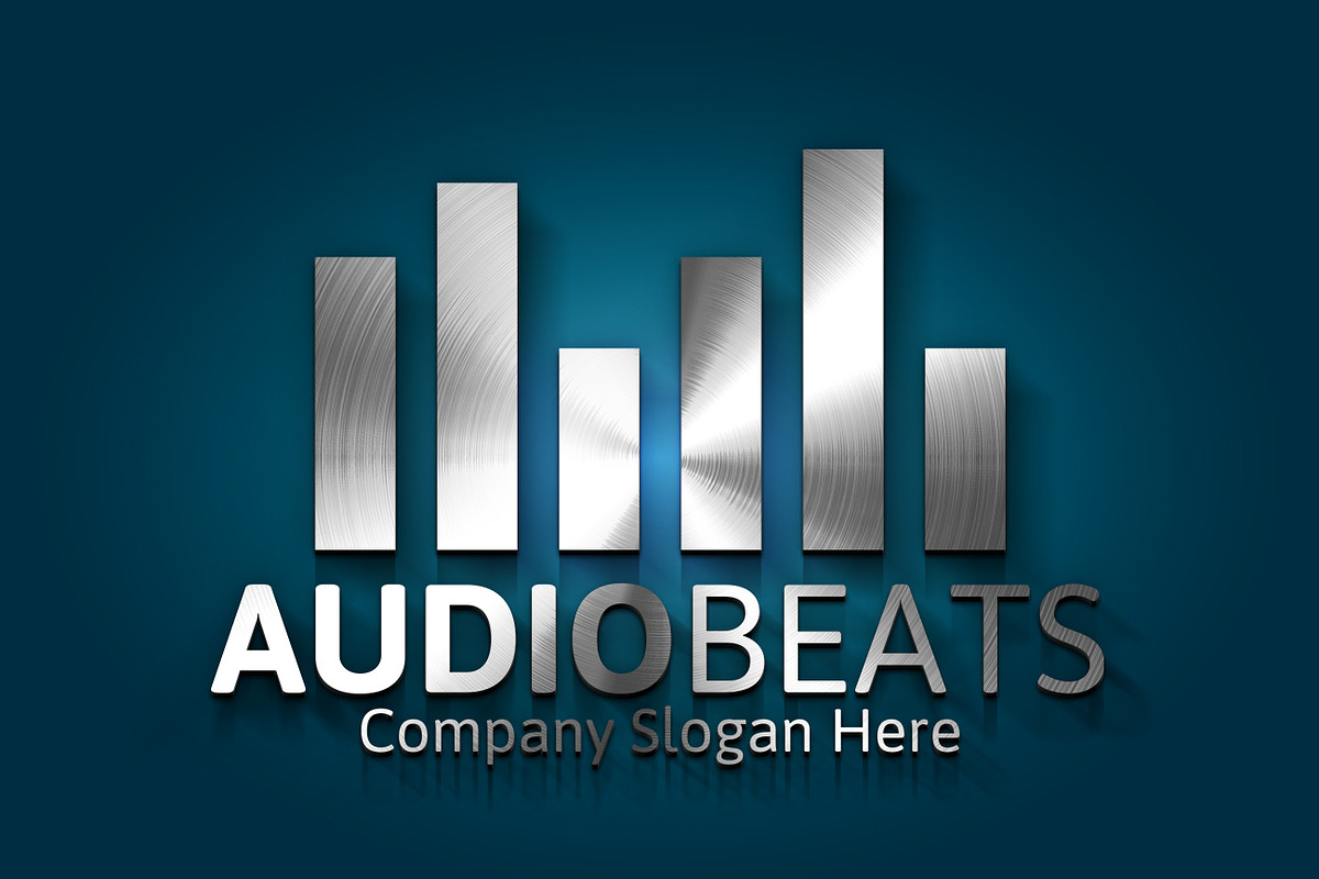 Audio Beats Logo, a Branding & Logo Template by Josuf Media