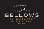 Bellows Typeface, a Sans Serif Font by prasetyadavid