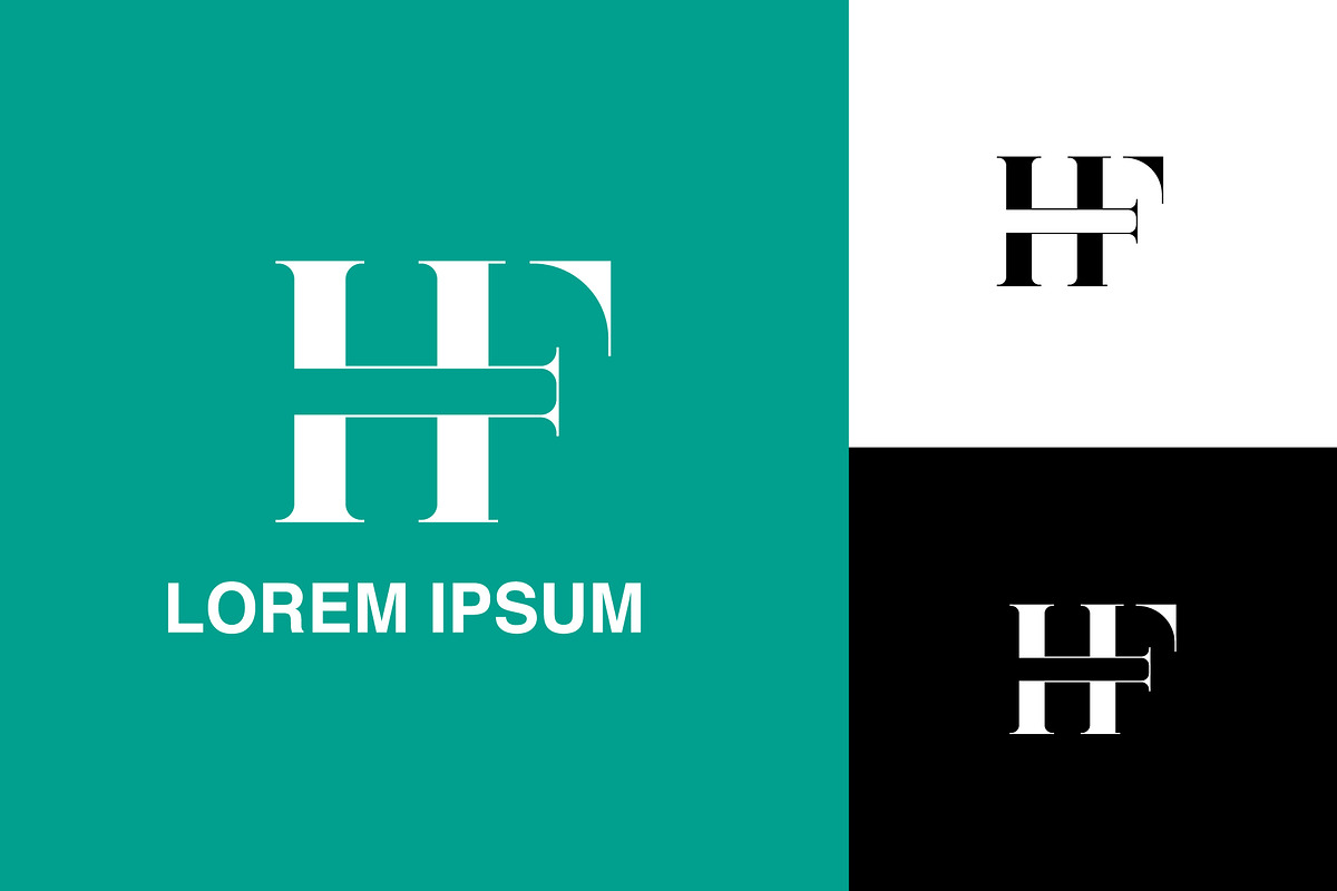 HF Abstract Logo Design., a Branding & Logo Template by art_creater