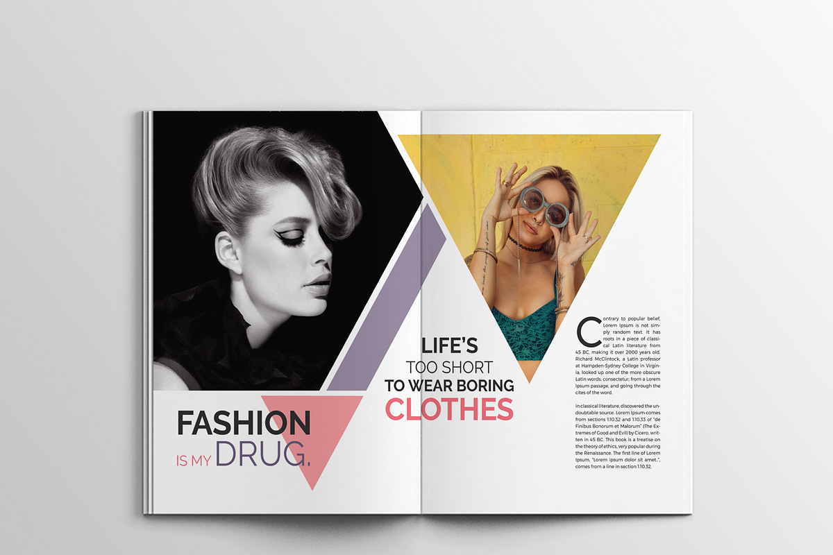 PRETTY Fashion Magazine Template, a Magazine Template by MRI STUDIO