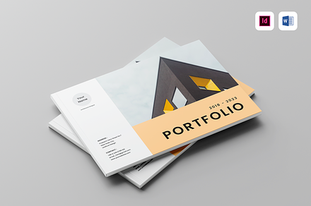 A4 Portfolio Template, a Brochure Template by Nina Shaw