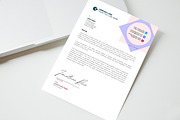 Modern Letterhead Template -CANVA, a Templates & Theme by iloveTemplate
